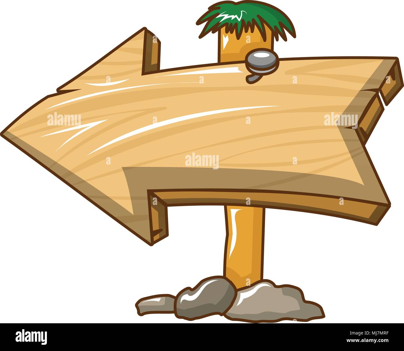 Big Arrow Sign Cartoon