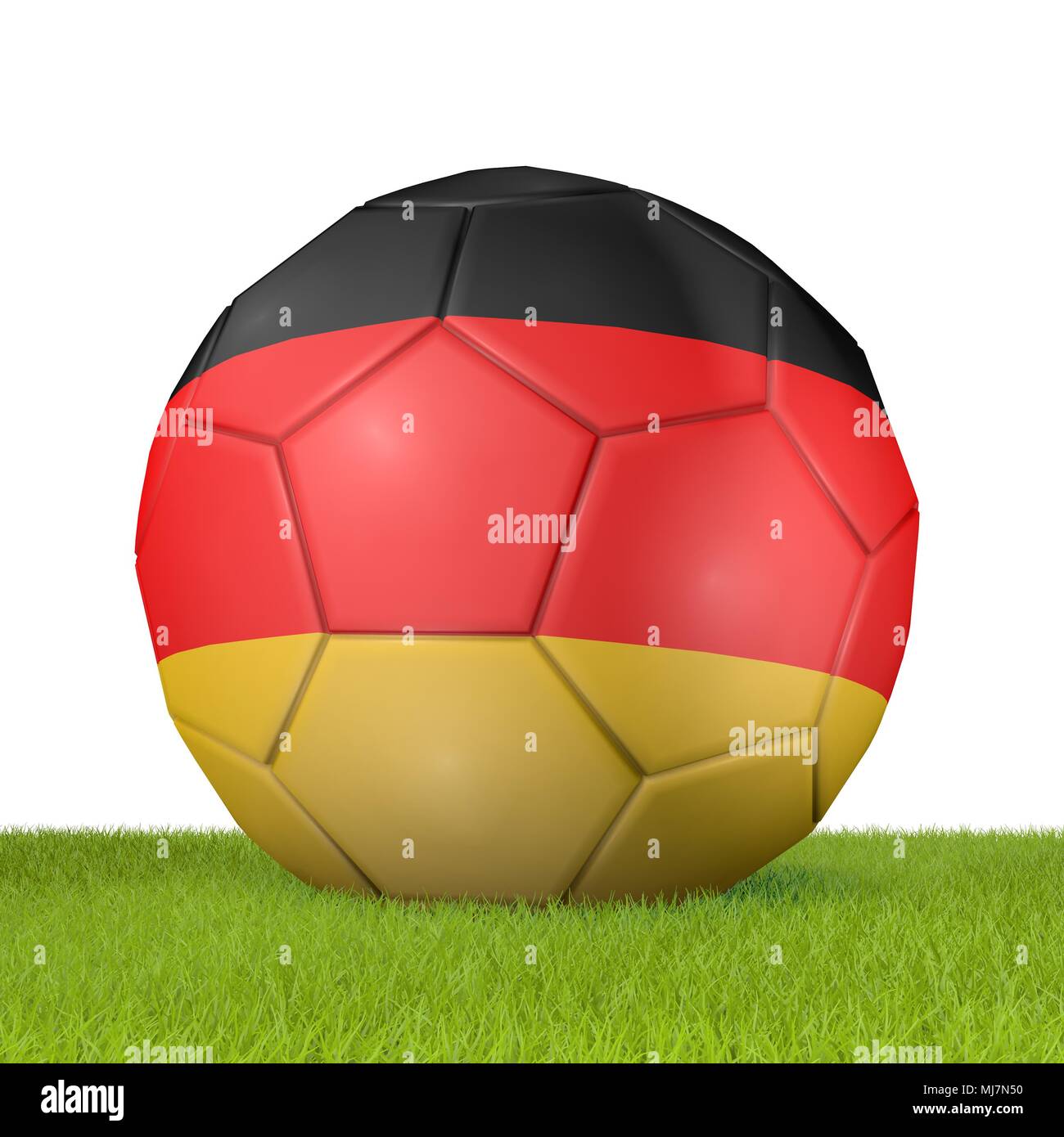 Football - flag of Germany -2 - 3D Stock Photo - Alamy
