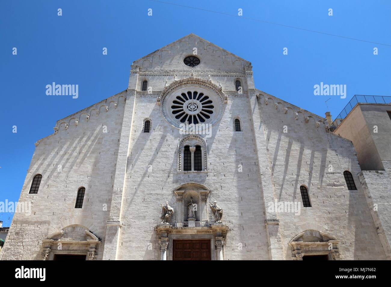 Bari Cathedral, Italy - Romanesque style church of San Sabino Stock ...
