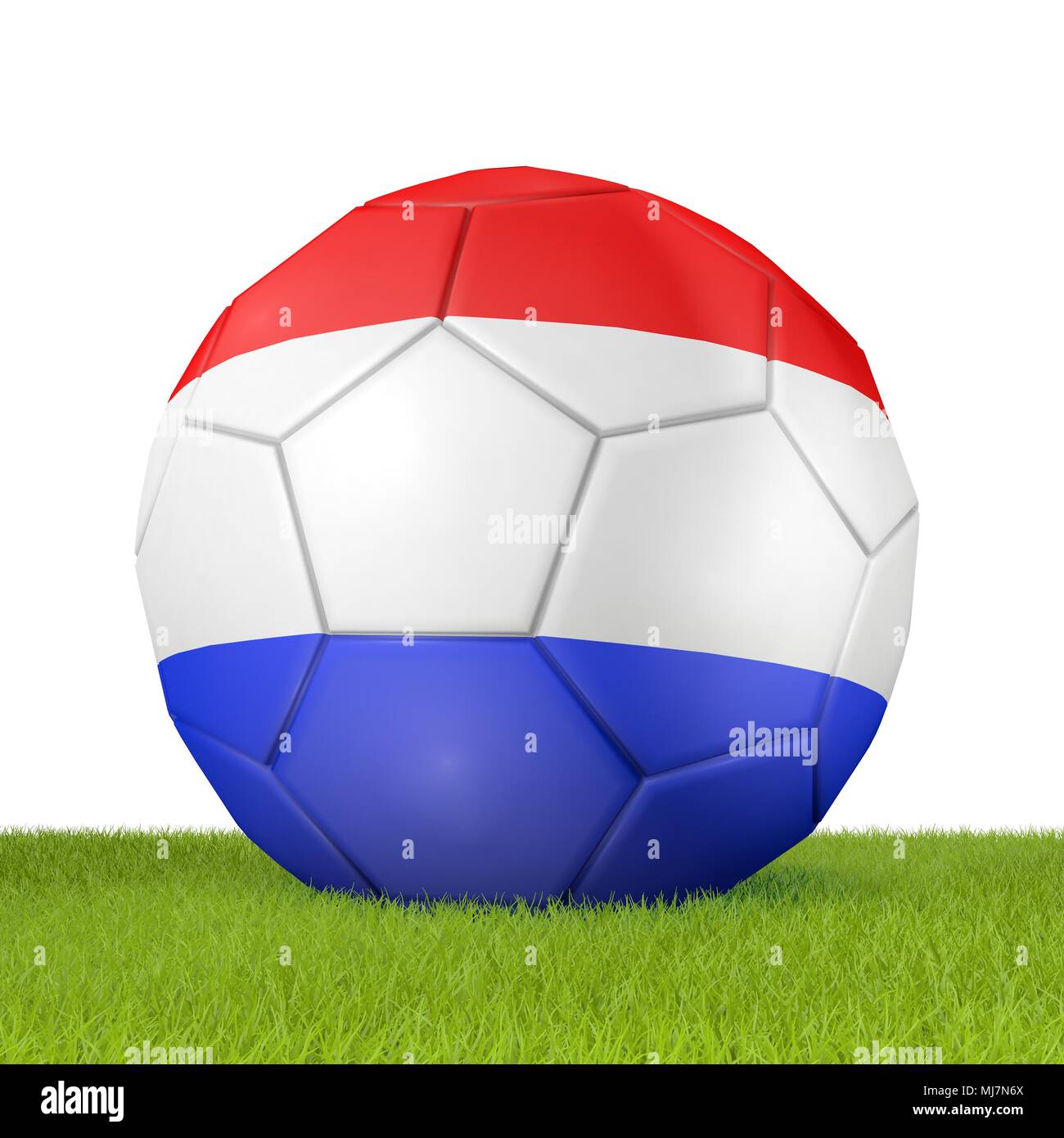 Football - flag of Netherlands -3 - 3D Stock Photo - Alamy