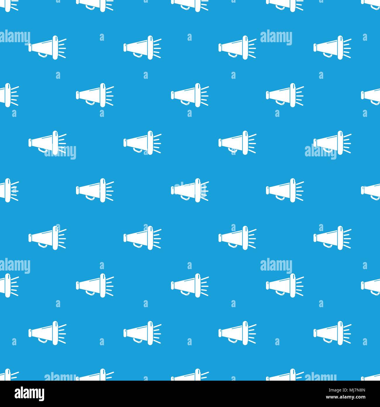 Megaphone Pattern Vector Seamless Blue Stock Vector Image And Art Alamy