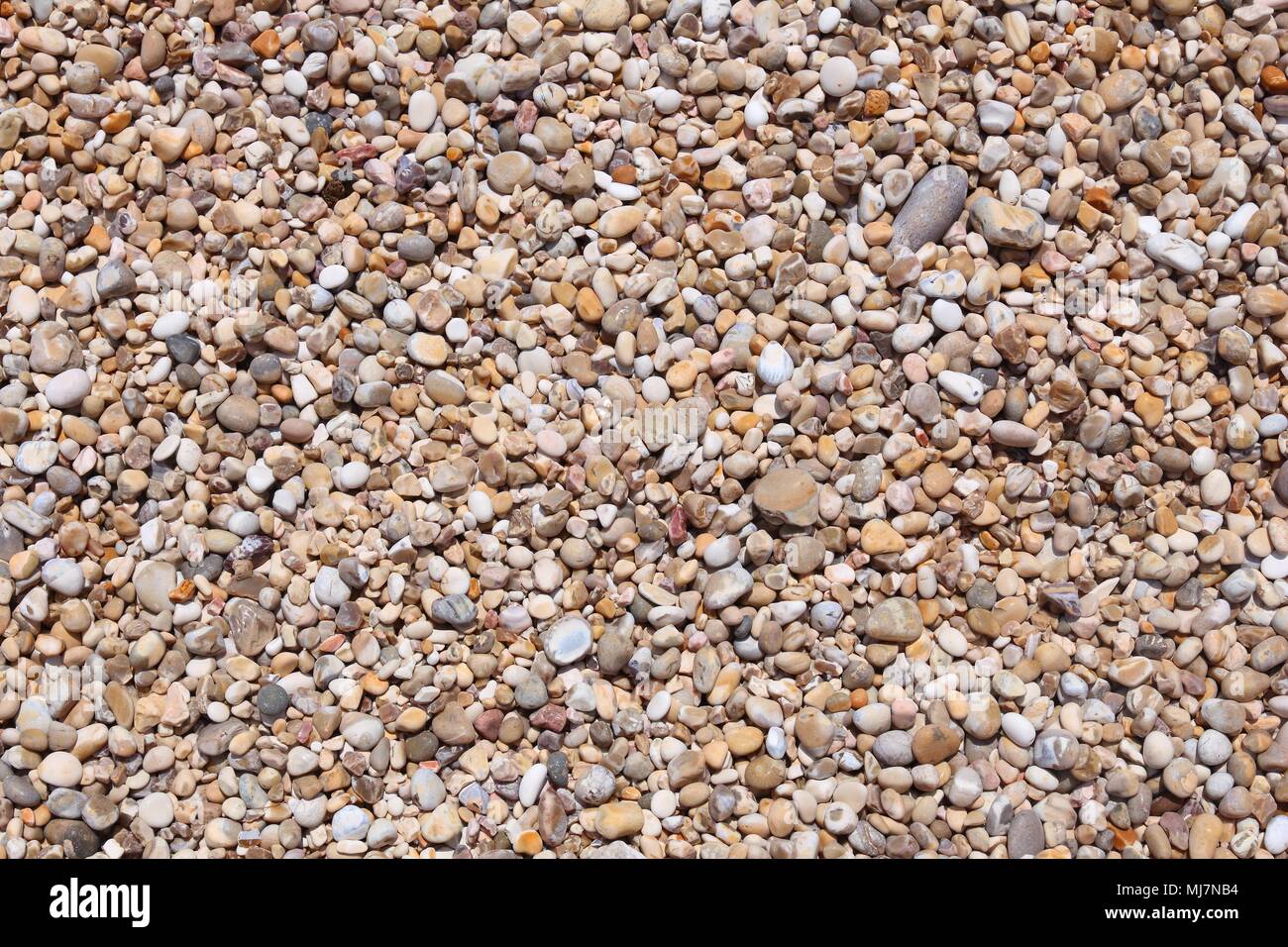 Pebbles background - shingle beach pattern in Gargano Peninsula, Italy ...