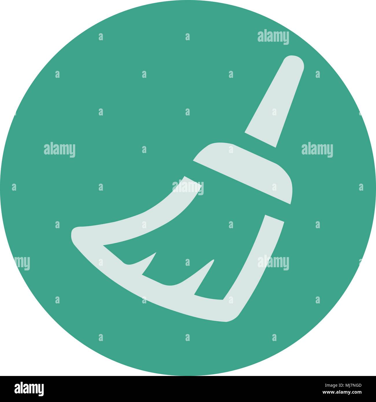 Broom icon vector vectors hi-res stock photography and images - Alamy