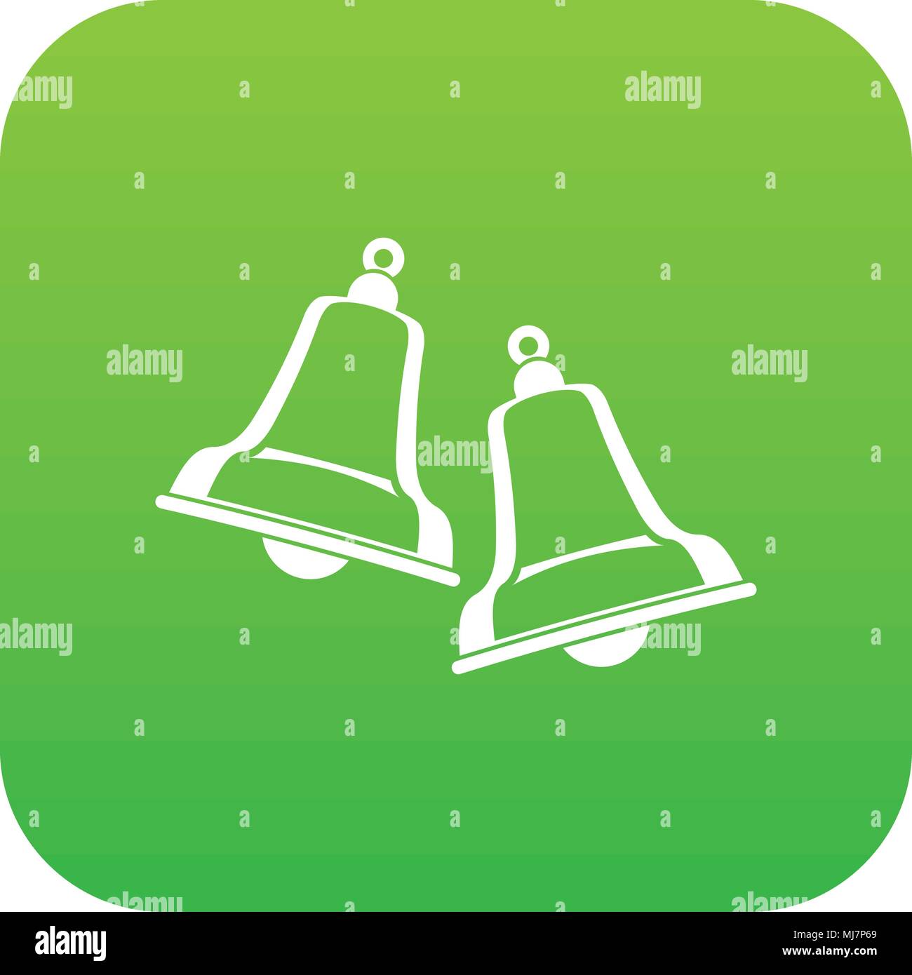 Church green bell Stock Vector Images - Alamy