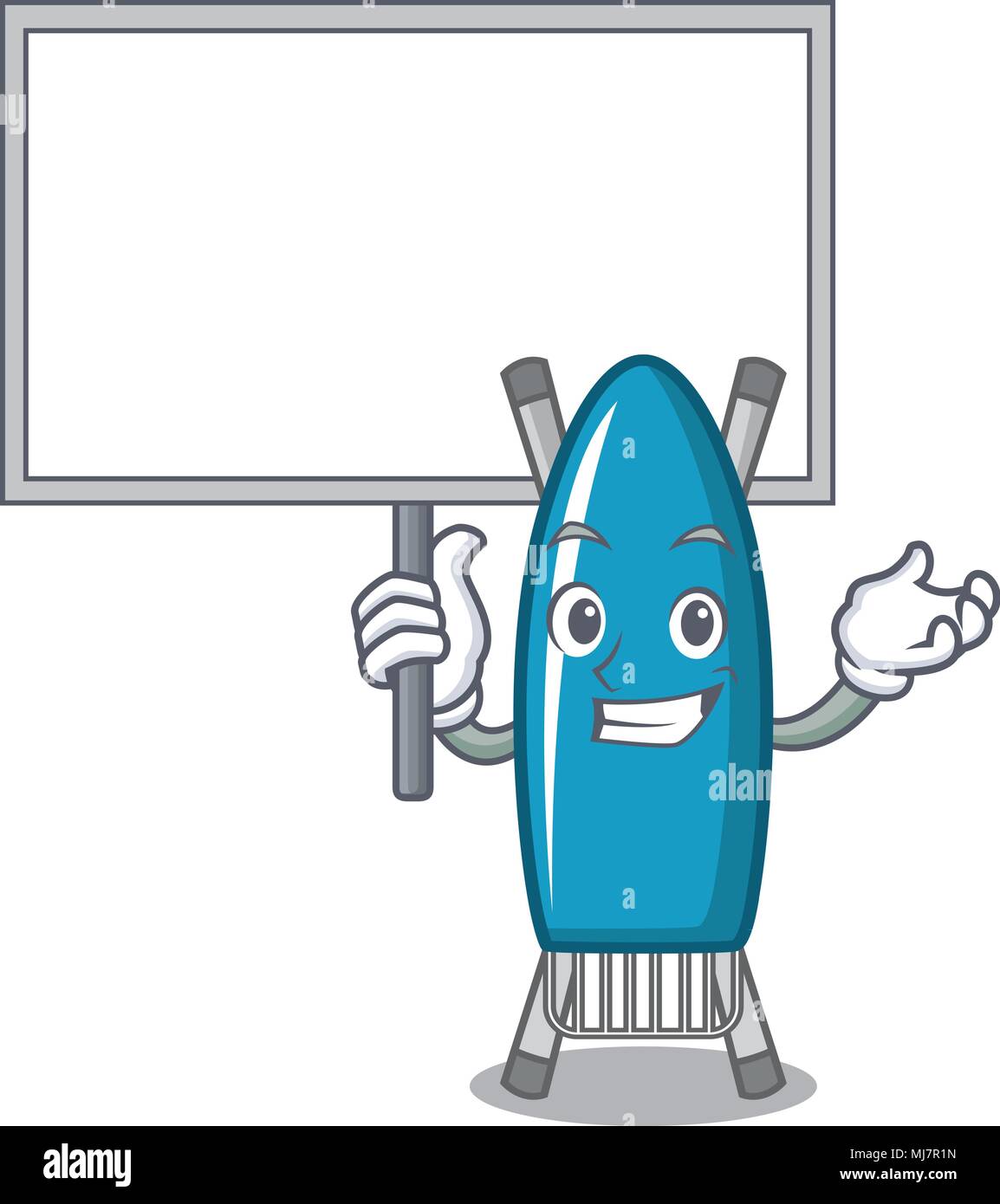 Bring board iron board character cartoon Stock Vector Image & Art - Alamy