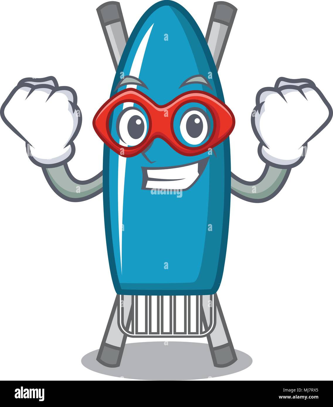 Super hero iron board character cartoon Stock Vector Image & Art - Alamy