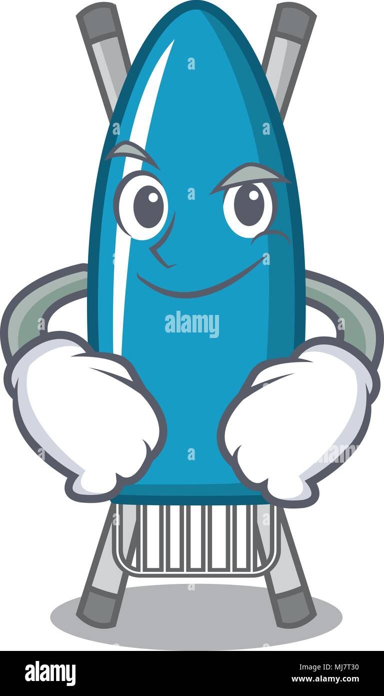 Smirking iron board character cartoon Stock Vector Image & Art - Alamy