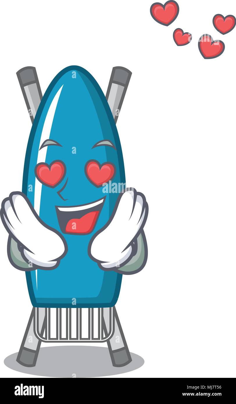 In love iron board mascot cartoon Stock Vector Image & Art - Alamy
