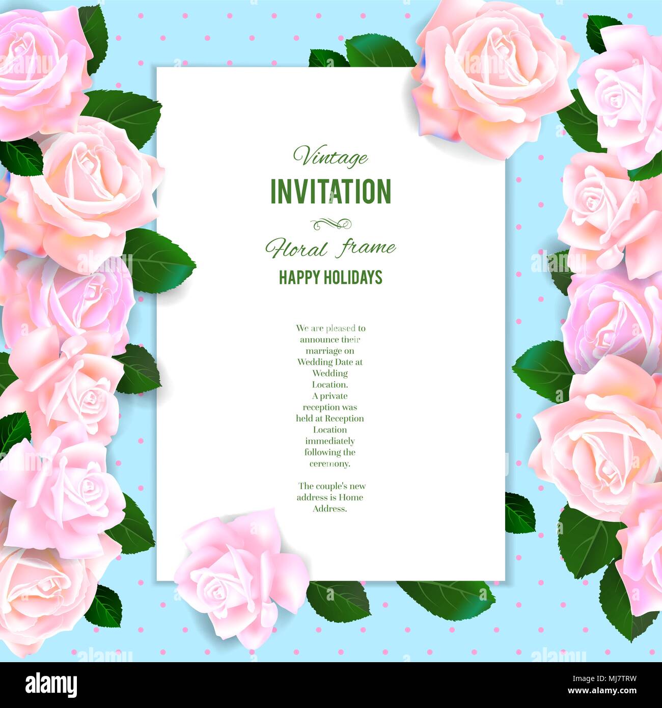 Light roses background Stock Vector Image & Art - Alamy