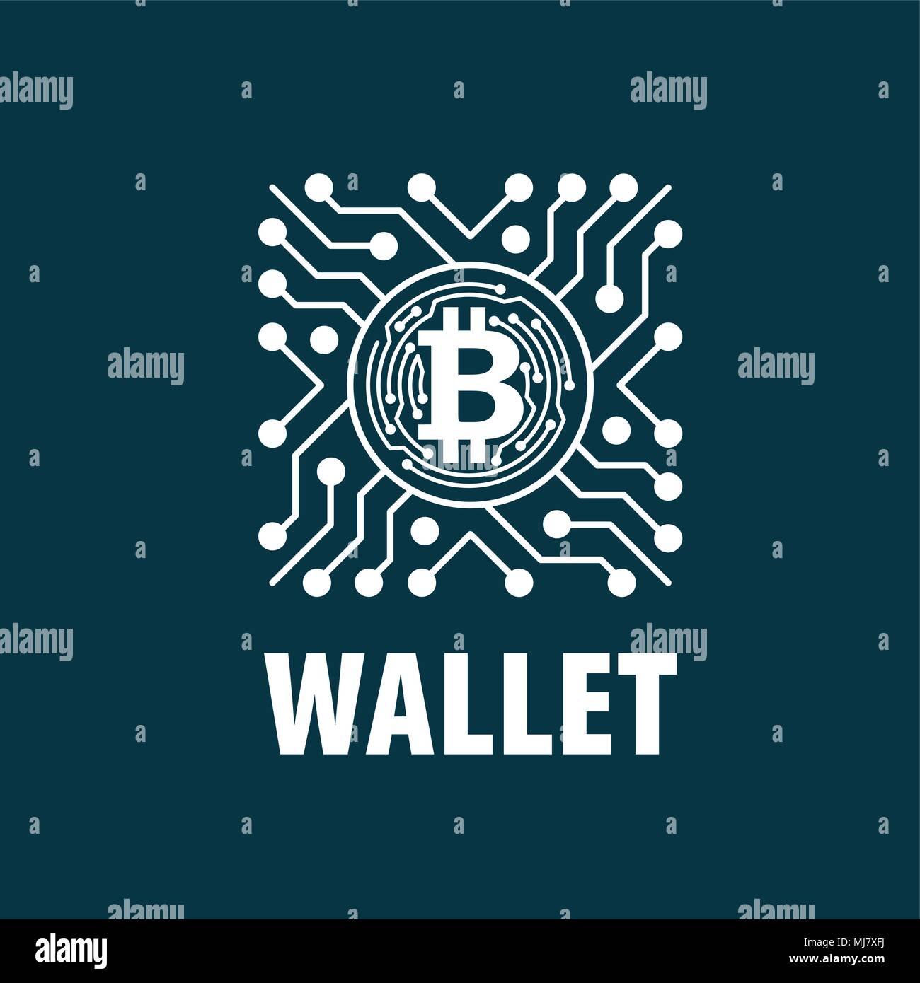 Currency digital wallet Stock Vector Images - Alamy