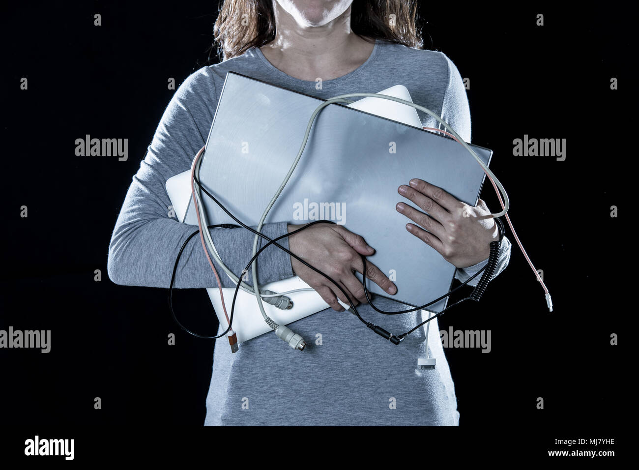 Computer addiction hi-res stock photography and images - Alamy