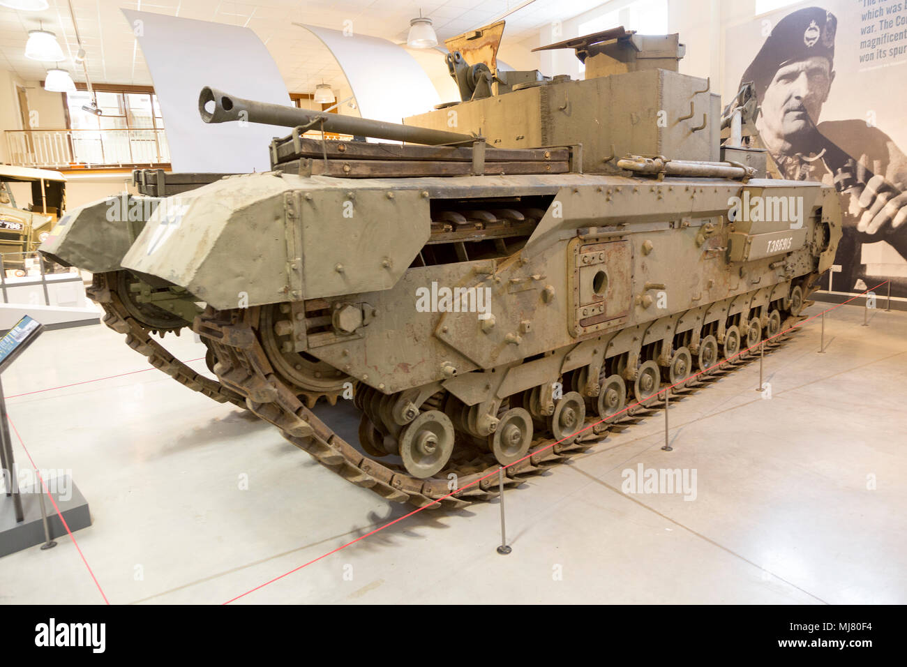 Churchill armoured repair vehicle (ARV), REME museum, MOD Lyneham ...