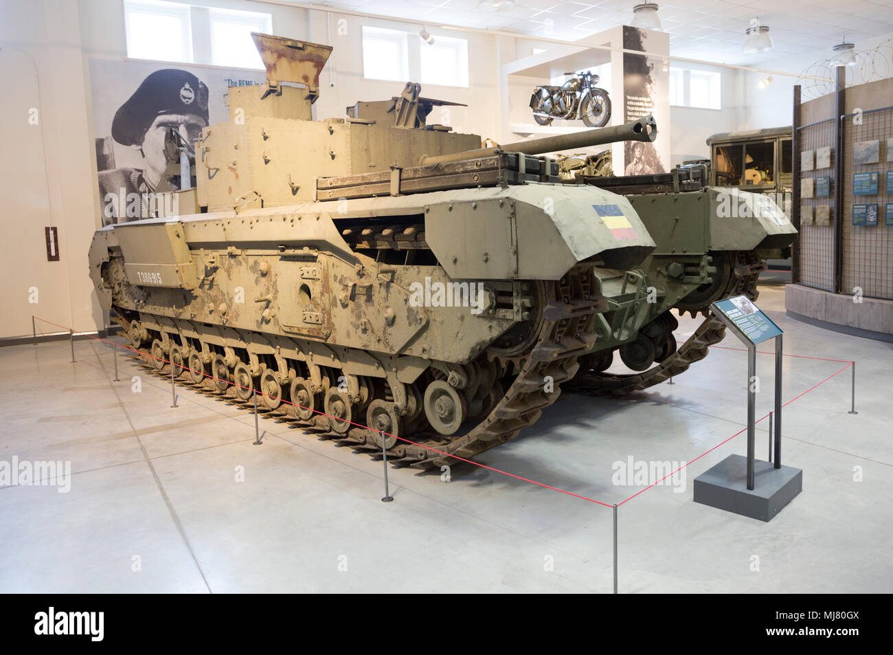 Churchill armoured repair vehicle (ARV), REME museum, MOD Lyneham ...