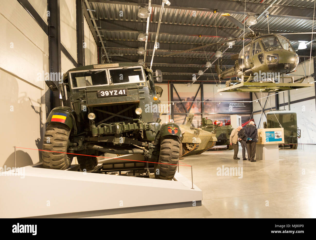 In foreground, Swampy a 6x4 Scammell Pioneer vehicle, REME museum, MOD ...