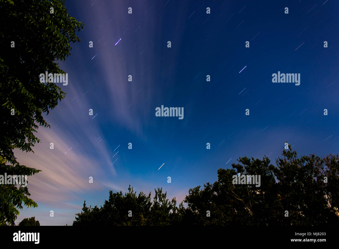 Shooting star clouds hi-res stock photography and images - Alamy