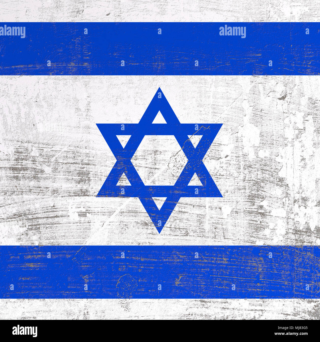 3d rendering of Israel flag in a scratched surface Stock Photo - Alamy