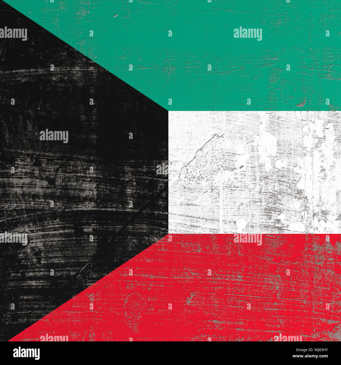 Kuwait 3d flag hi-res stock photography and images - Alamy