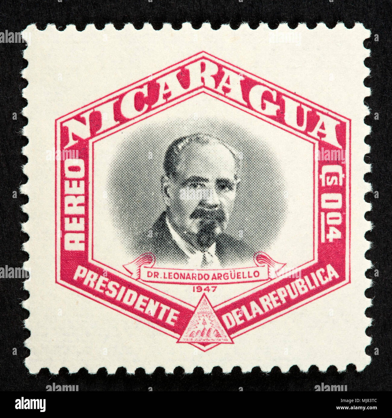 Nicaraguan postage stamp hi-res stock photography and images - Alamy