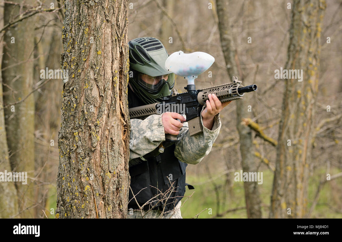 Paintball splash hi-res stock photography and images - Alamy