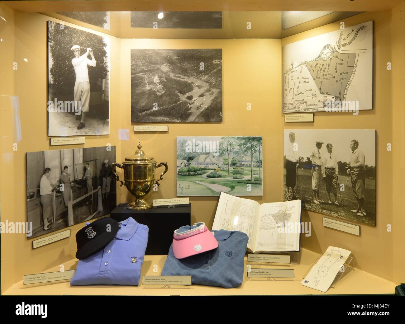 Golf history at the Augusta history museum Stock Photo - Alamy