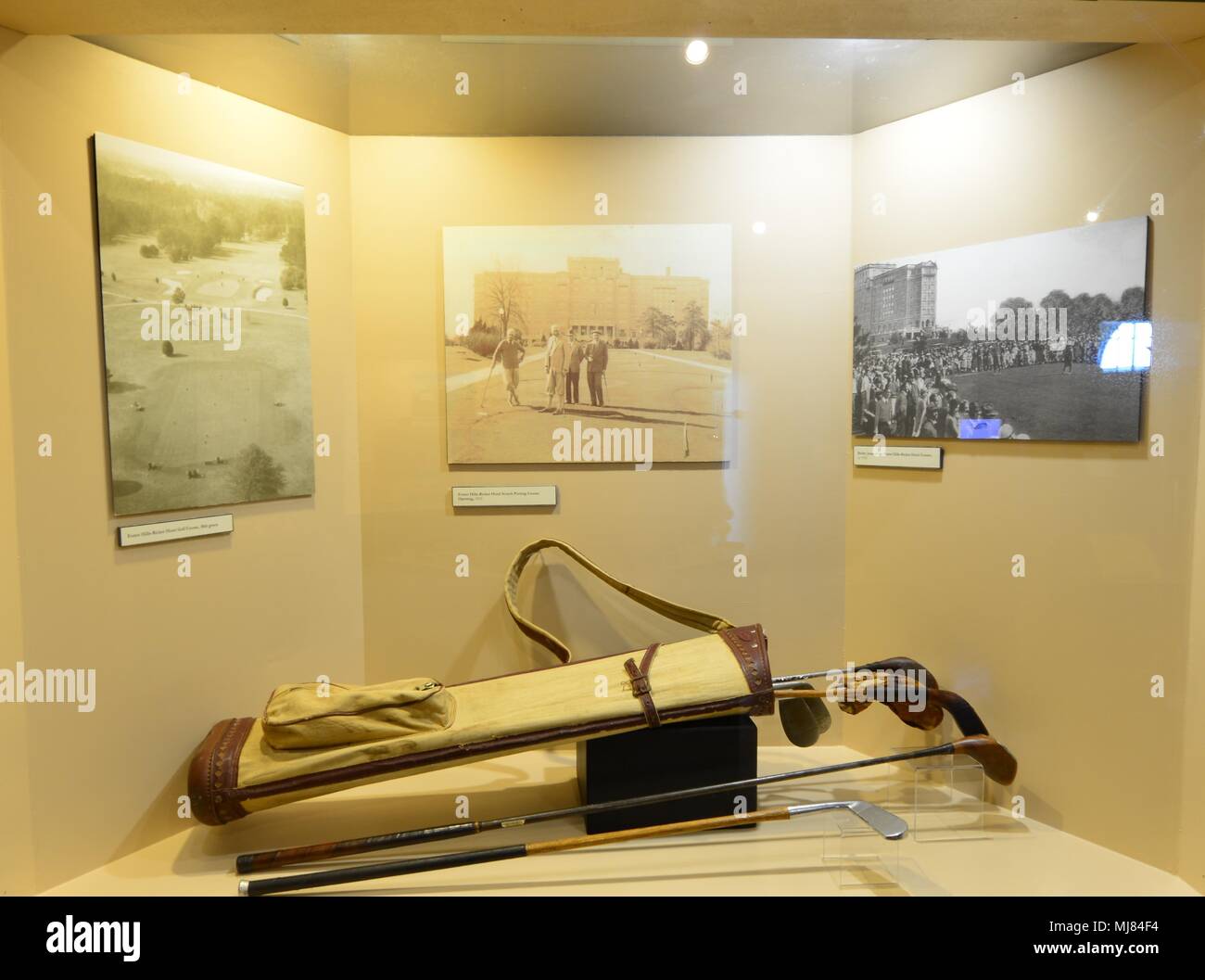 Golf history at the Augusta history museum Stock Photo - Alamy