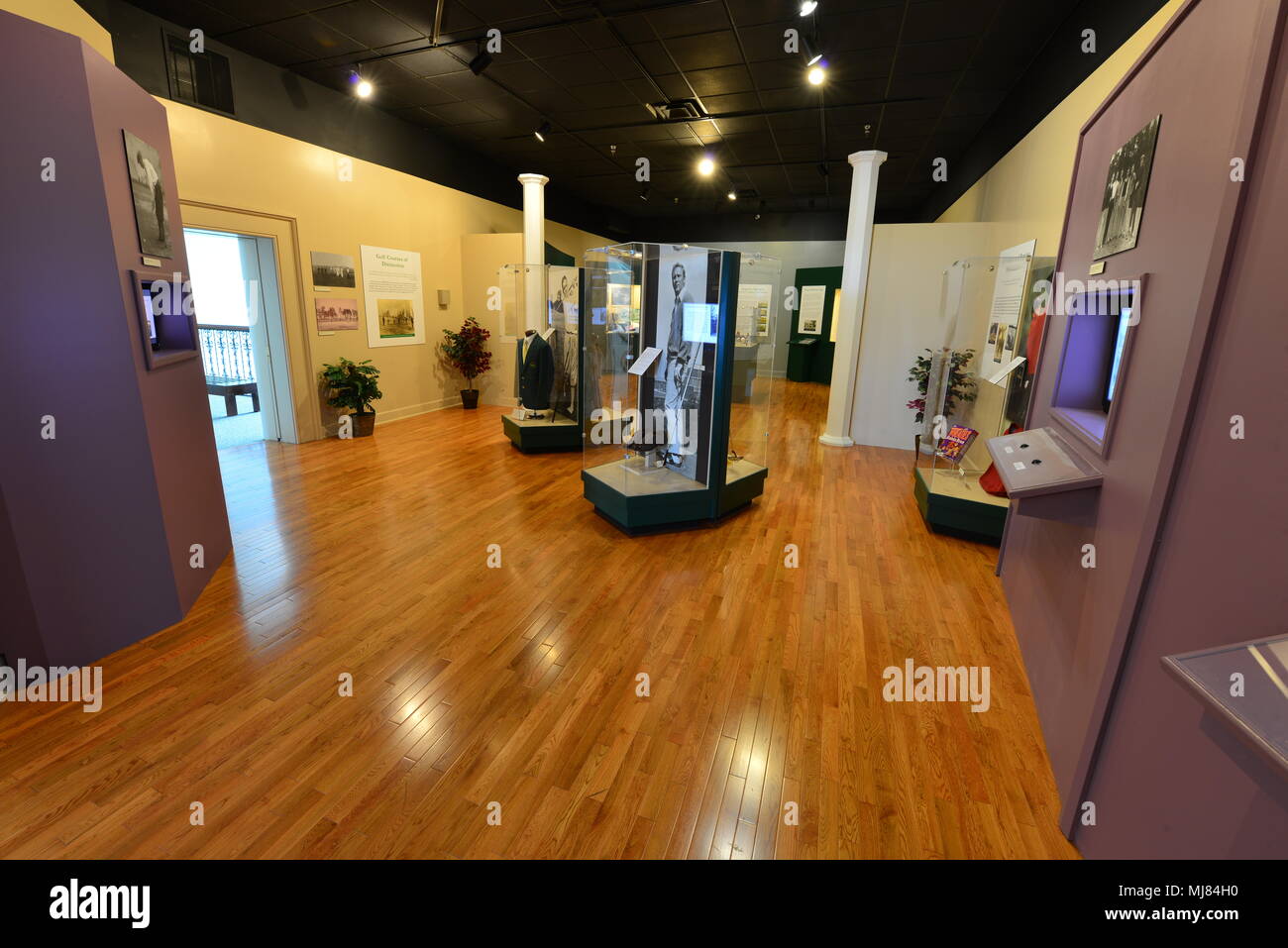 Golf history at the Augusta history museum Stock Photo - Alamy