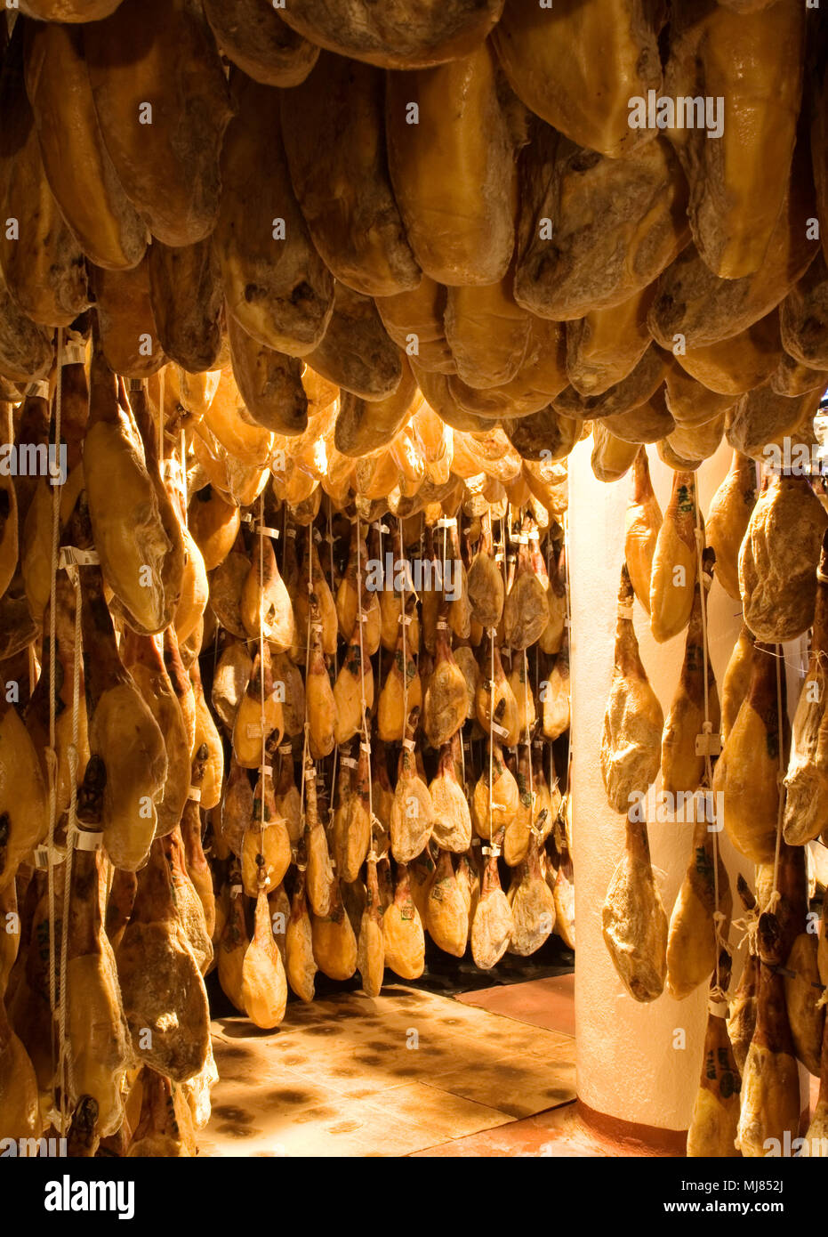 Hams curing hi-res stock photography and images - Alamy