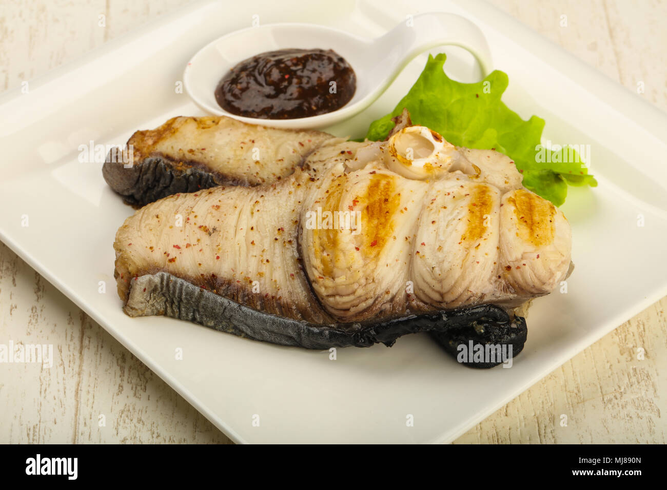 Grilled Shark Steak