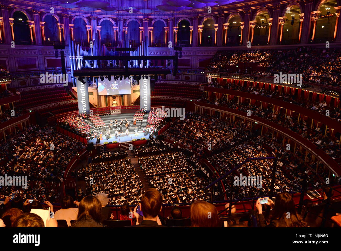 Imperial college graduation at Royal Albert Hall 2018 Stock Photo - Alamy