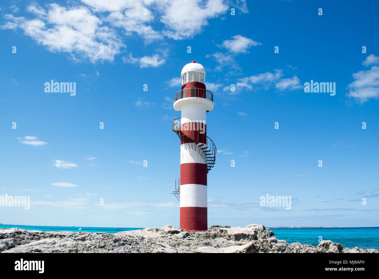Cancun Lighthouse in Quintana Roo, Mexico Stock Photo - Alamy