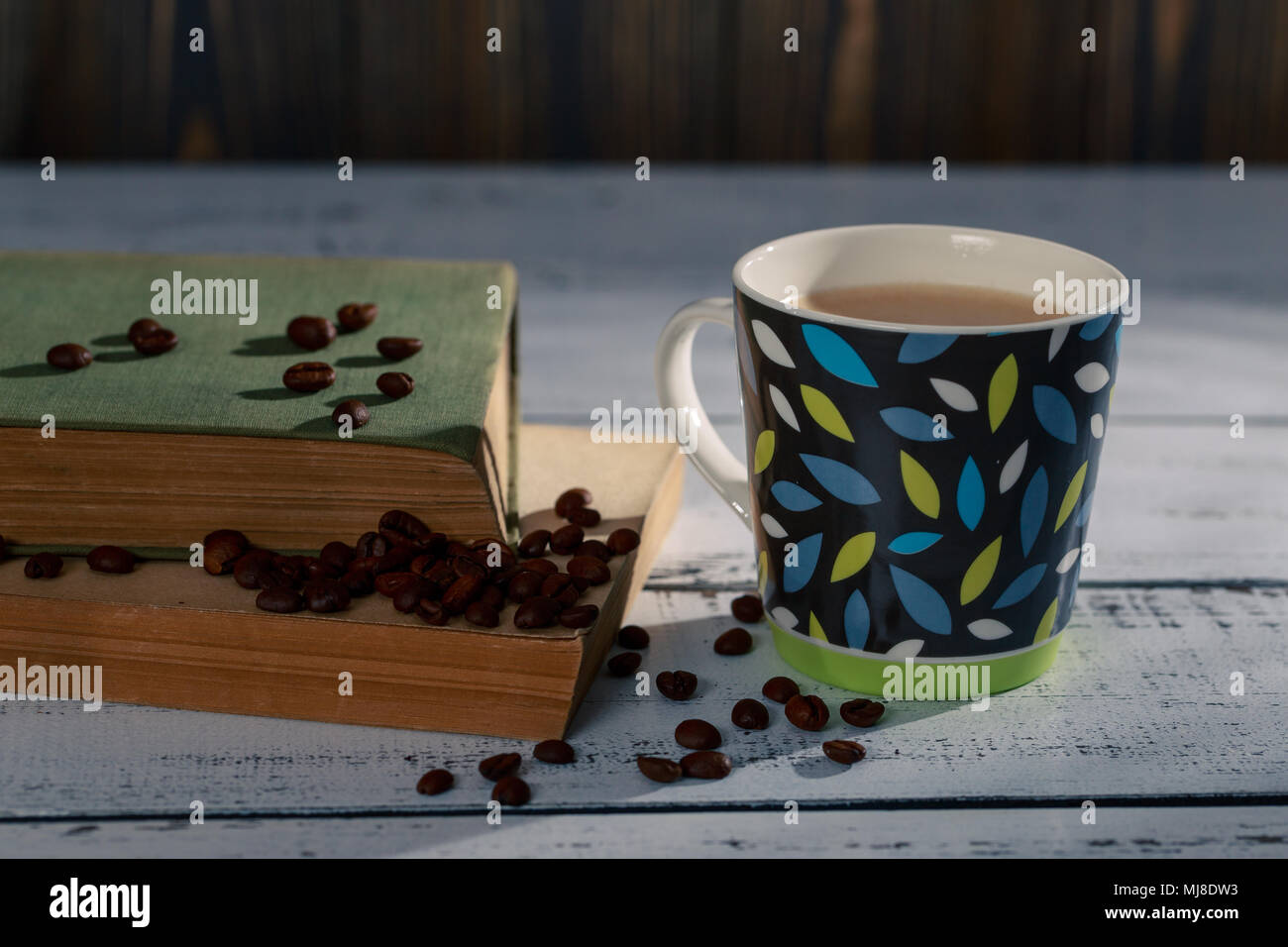 Break on coffee and reading time, concepts Stock Photo - Alamy