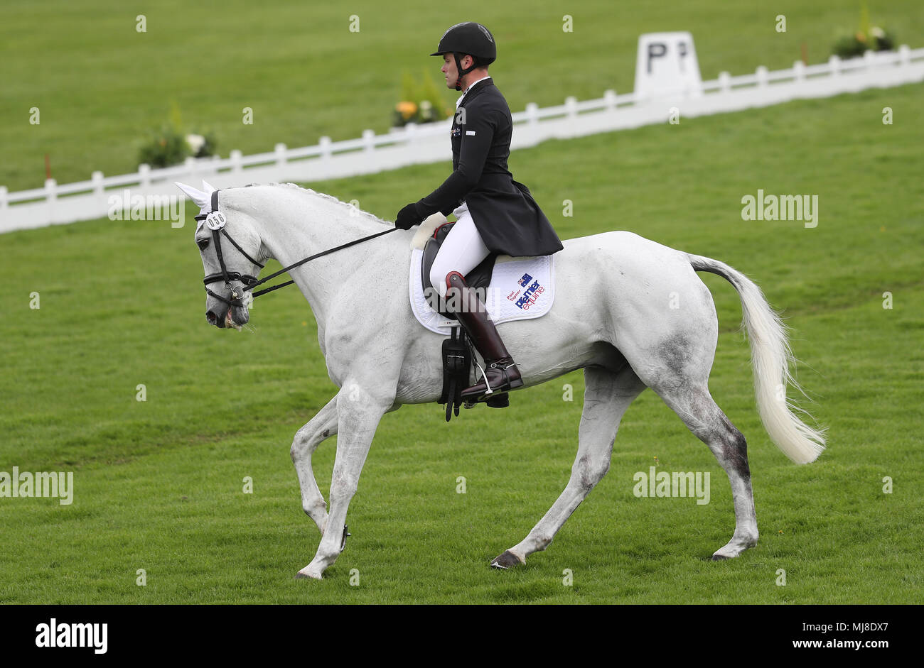 Paul Tapner with Bonza King of Rouges during day three of the ...