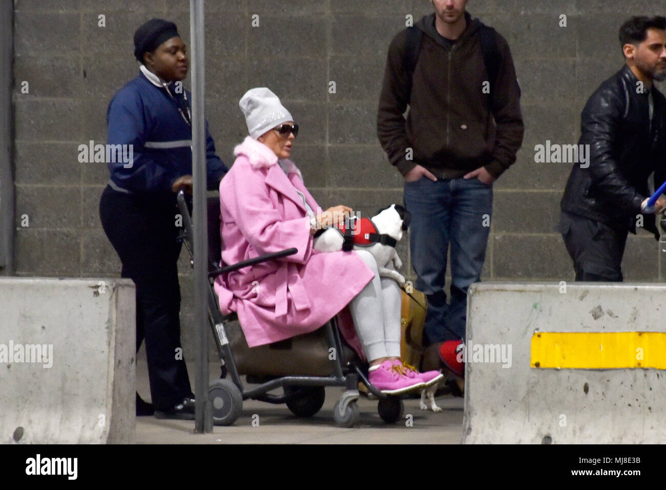 Brigitte Nielsen arrives in Philadelphia, Pennsylvania, where was ...