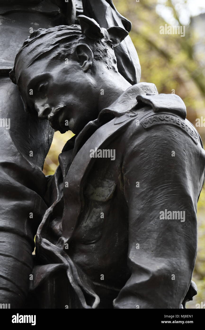 Manchester Regiment War Memorial Stock Photo - Alamy