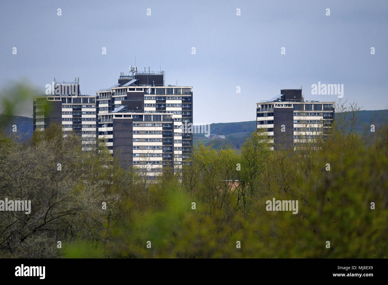 Greater manchester tower blocks hi-res stock photography and images - Alamy