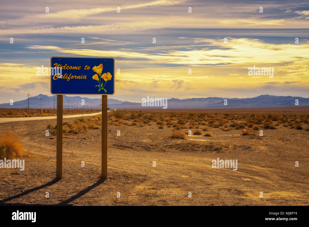 Welcome to california sign hi-res stock photography and images - Alamy