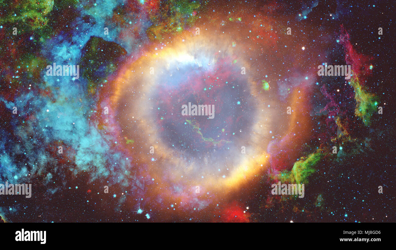 Beautiful nebula and Galaxy. Elements of this Image Furnished by NASA ...