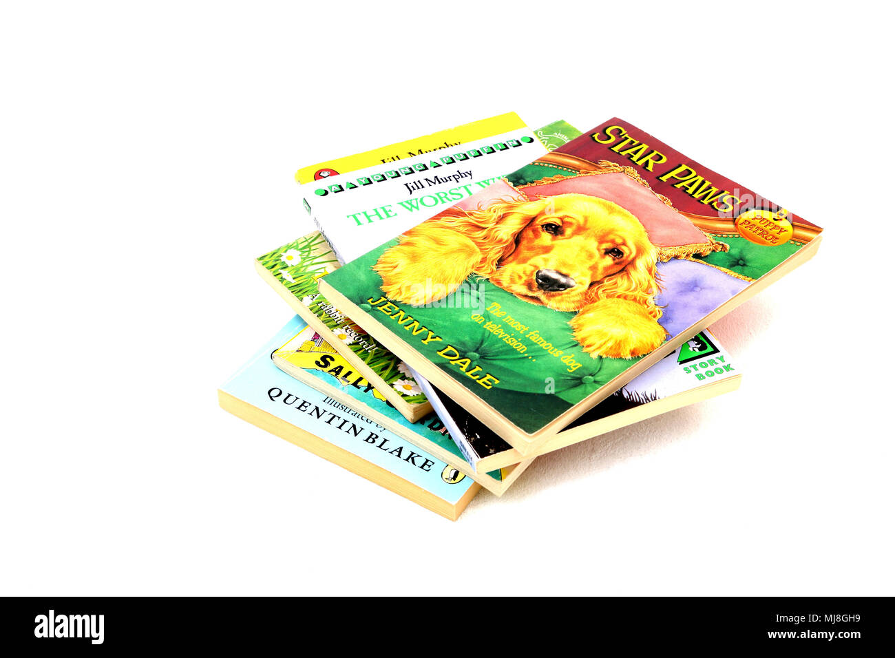 A pile of Children's Books Stock Photo - Alamy