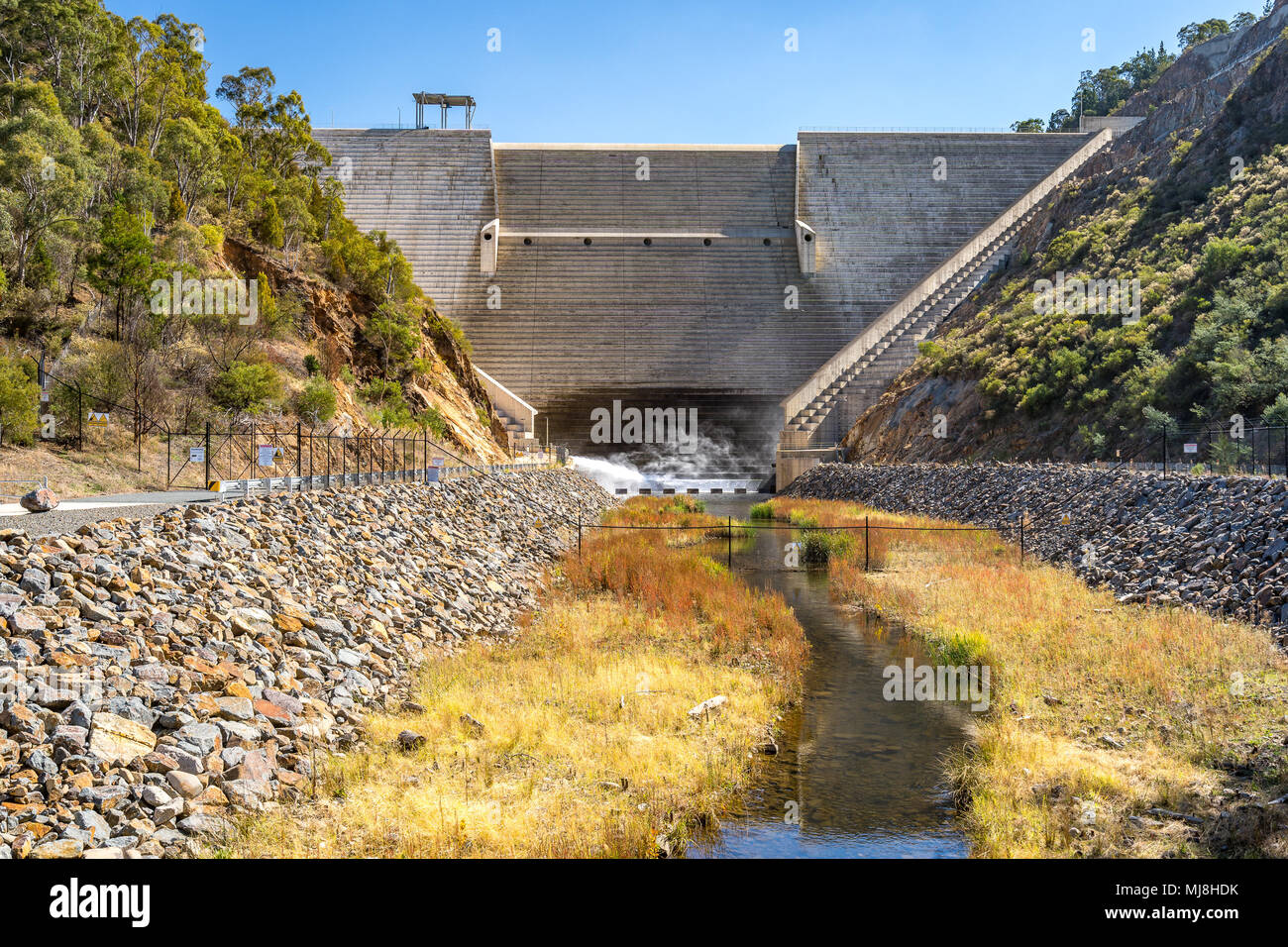 Cotter Dam Lookout Stock Photo - Alamy