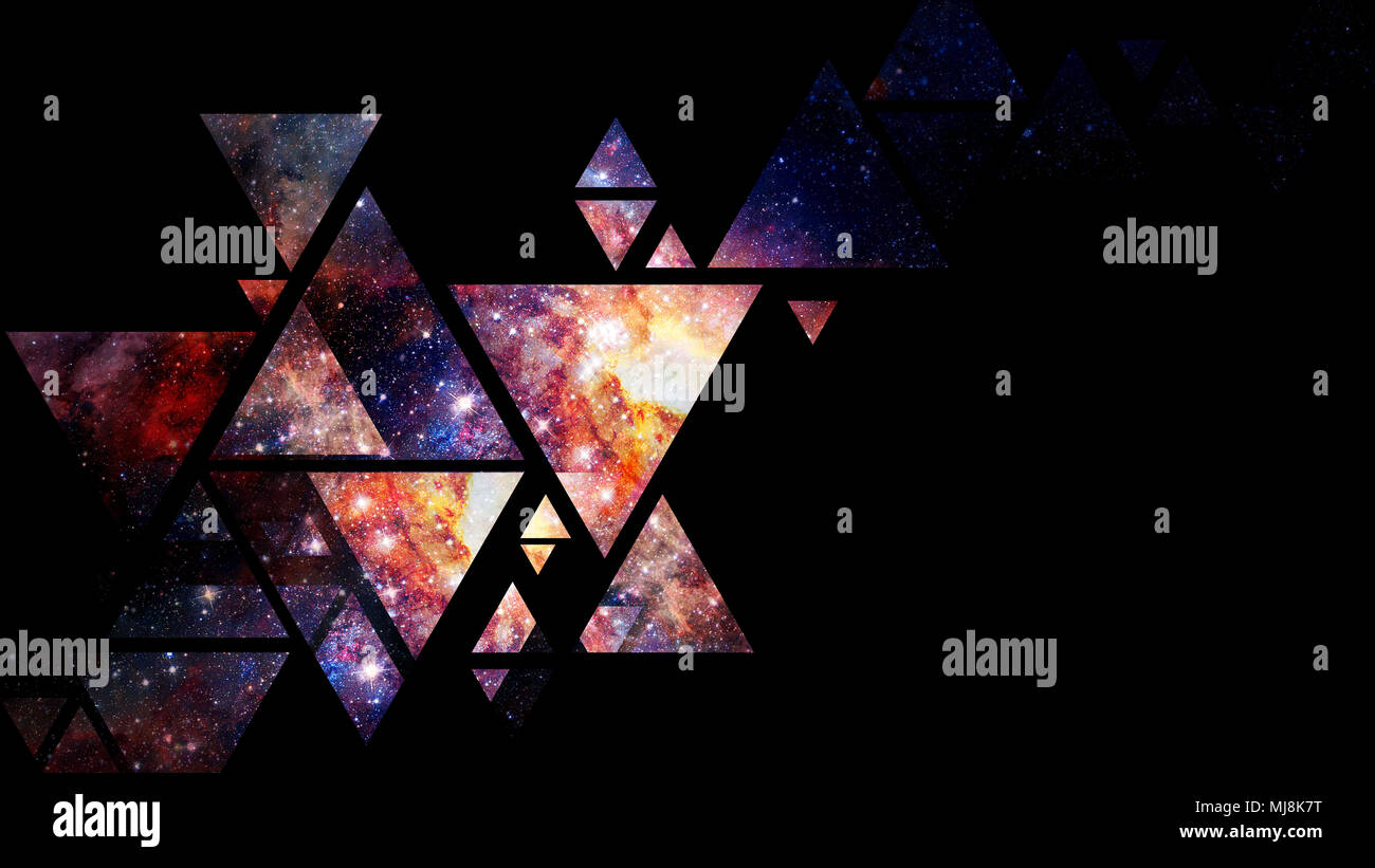 Space and geometry design. Minimal art concept. Abstract background ...