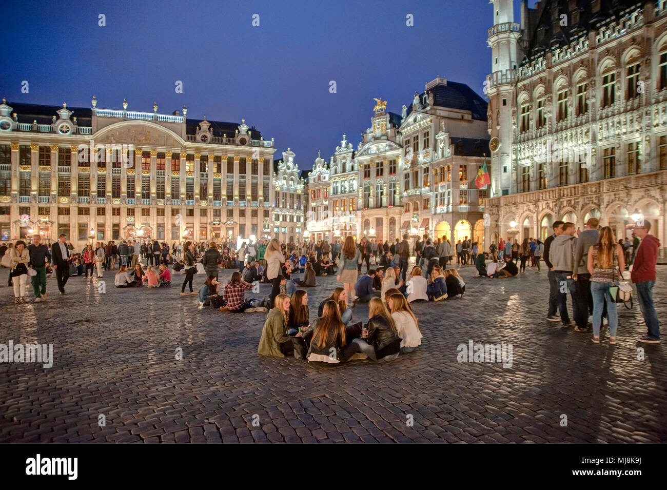 The Grand Place Unesco World Heritage Site in Bruxelles, Belgium Photo ...