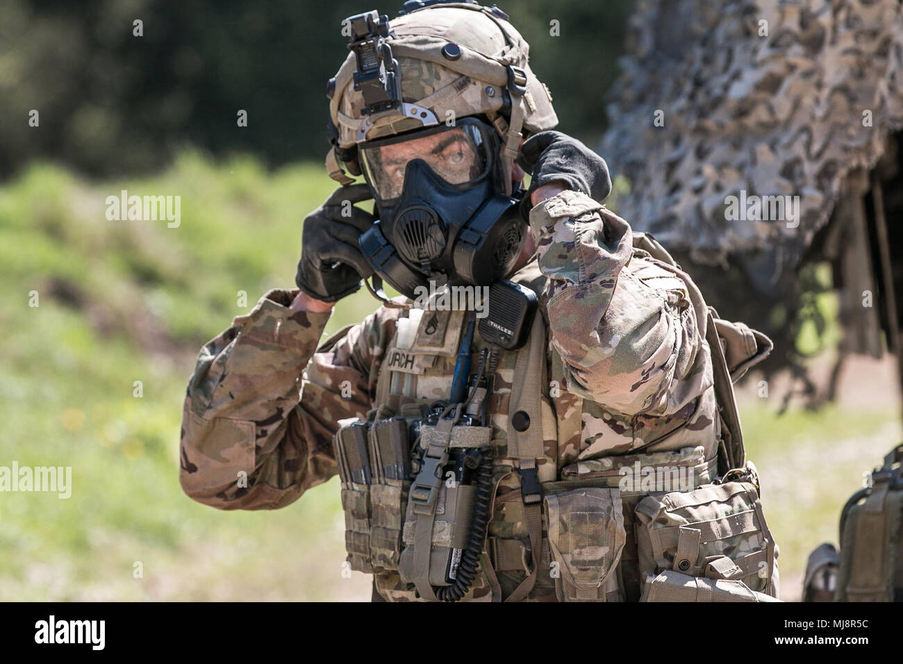 A Soldier assigned to 1st Battalion, 63rd Armor Regiment, 2nd Armored ...