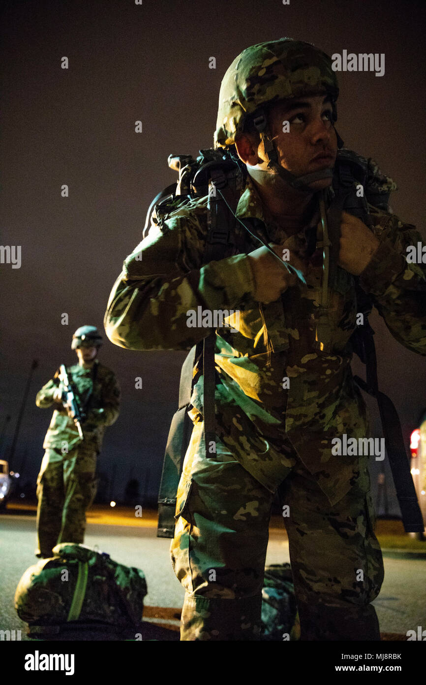 U.S. Army Reserve Sgt. Jamil Jadallah, a parachute rigger from the 4th ...