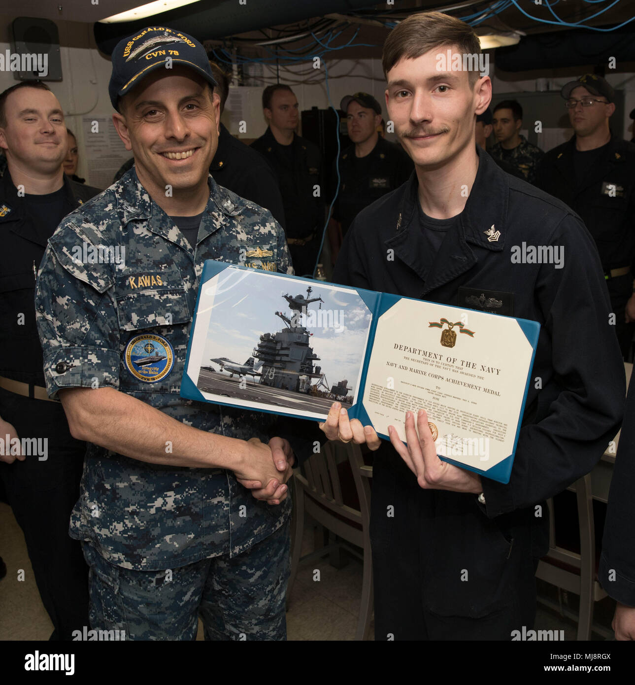 NORFOLK, Va. (Apr. 19, 2018) -- Machinist's Mate (Nuclear) 1st Class ...