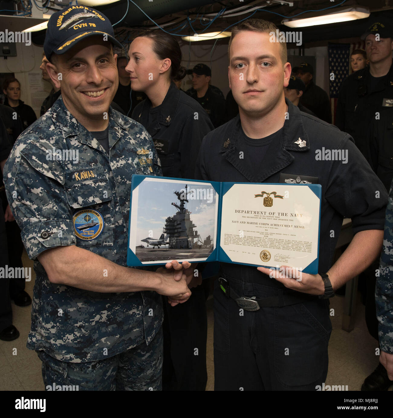 NORFOLK, Va. (Apr. 19, 2018) -- Machinist's Mate (Nuclear) 1st Class ...