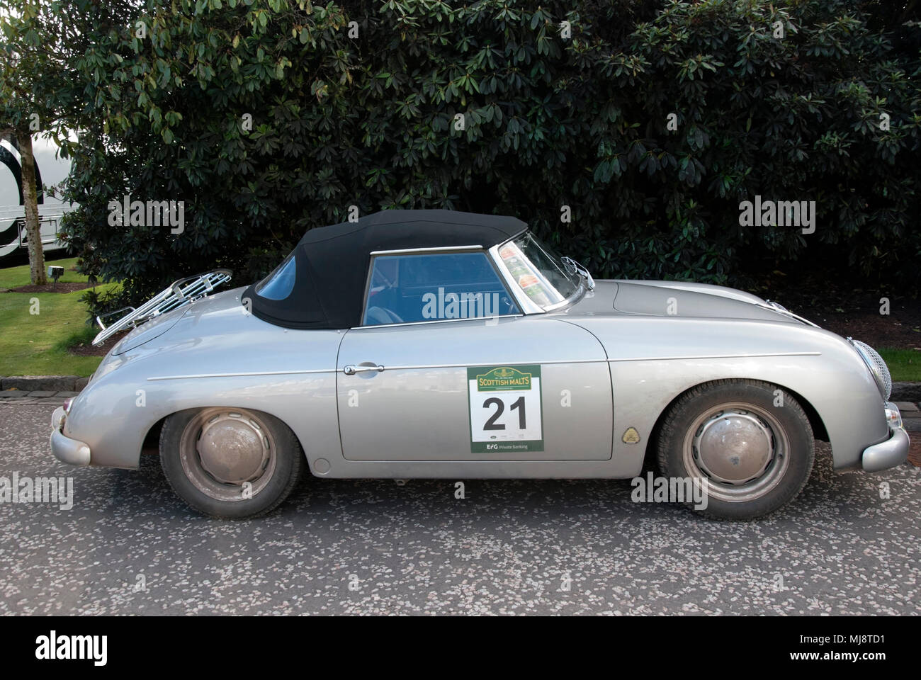1959 Silver Grey Porsche 356 Convertible D Sports Car right hand ...