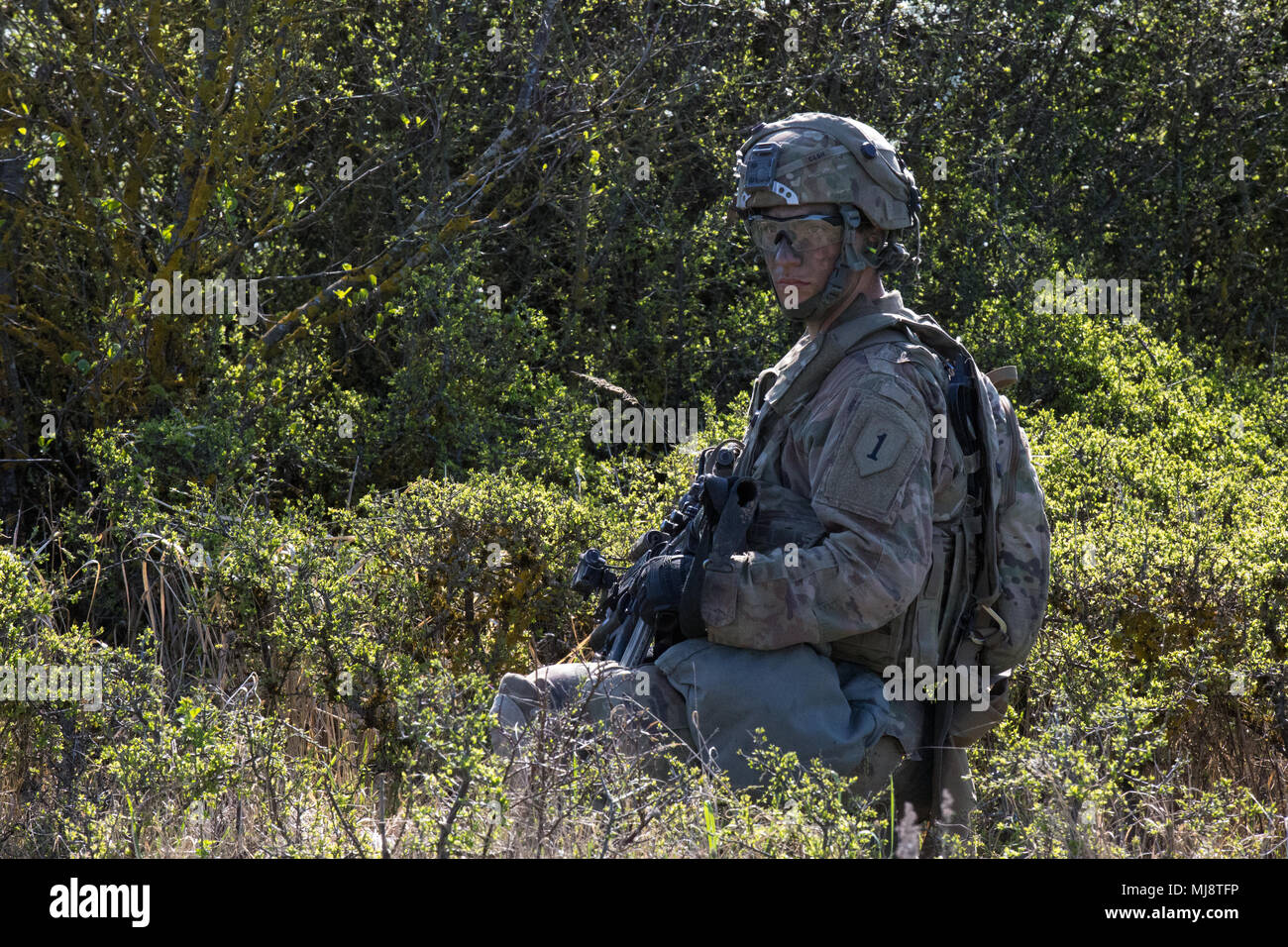 A U.S. Soldier assigned to 1st Battalion 63rd Armor Regiment, 2nd ...