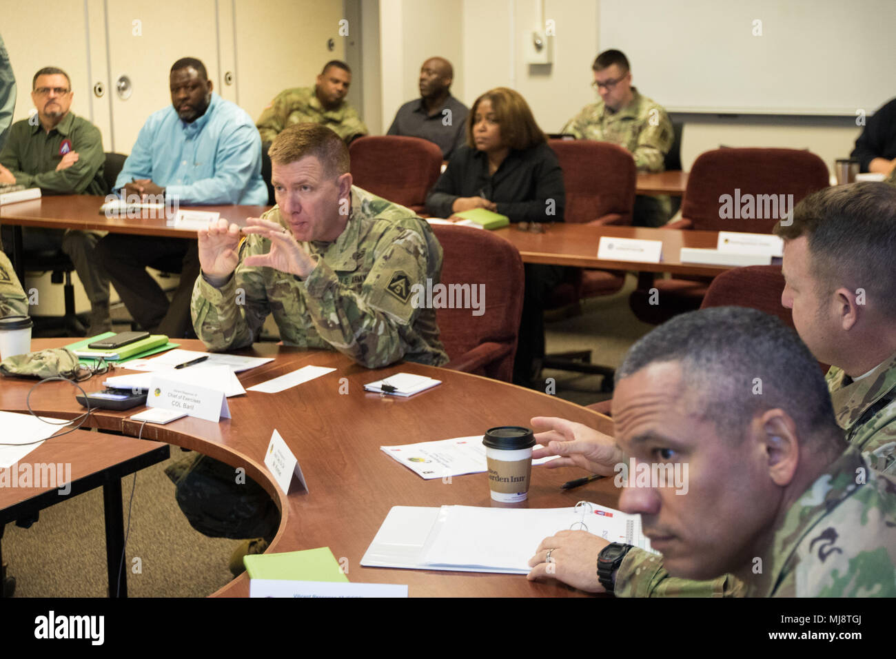 Col. Christopher Baril, Vibrant Response 2018 commander of operations ...