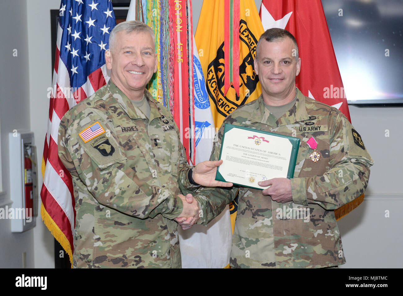 Fort Knox Commanding General Christopher Hughes presents The Legion of ...