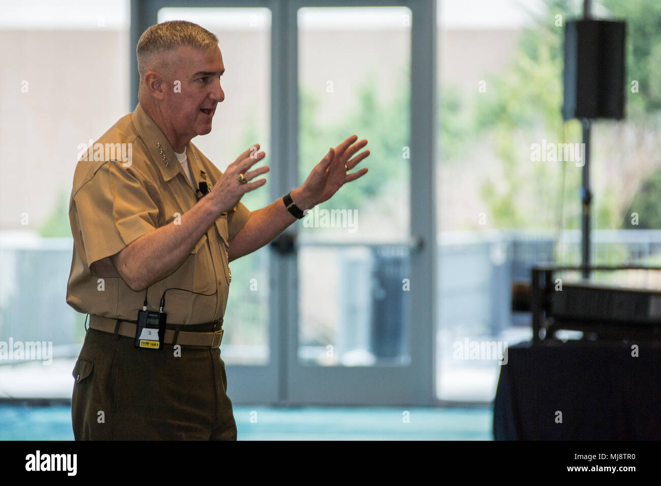 The Assistant Commandant of the Marine Corps Gen. Glenn M. Walters ...